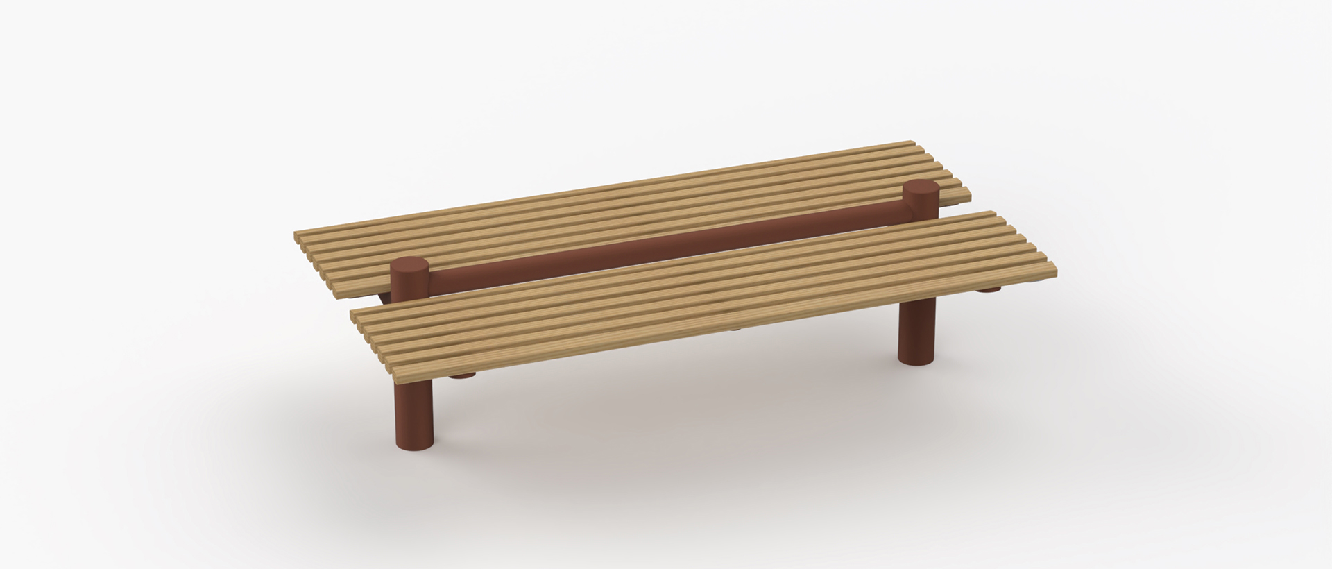 FUNGI double bench | Garden furniture - CYRIA